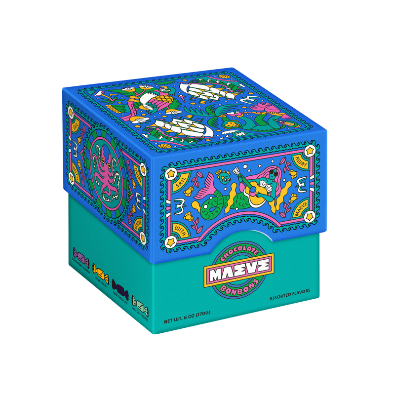 Sail Away Bonbon Assorted Chocolate Gift Box | Maeve Ethical Chocolate