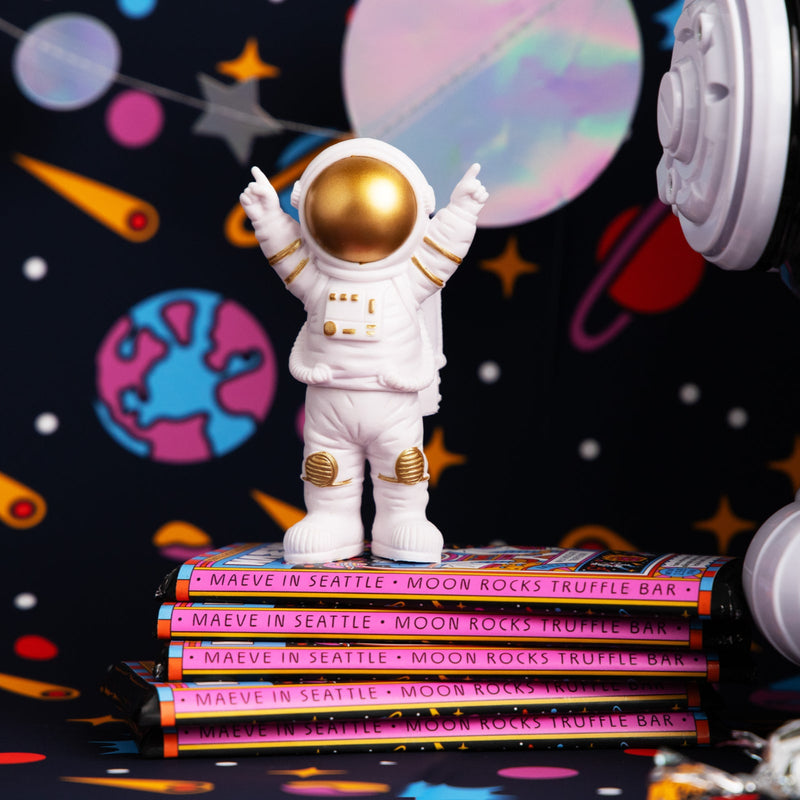 Moon Rocks Popping Candy Chocolate by Maeve Ethical Chocolate